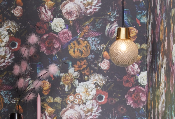 Toilet inspiratie: Wc met behang - Van Veen Tegels & Sanitair