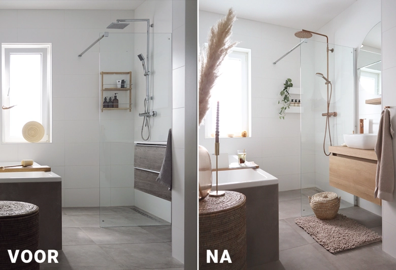 Binnenkijken bij badkamer make-over - ABC Badkamers