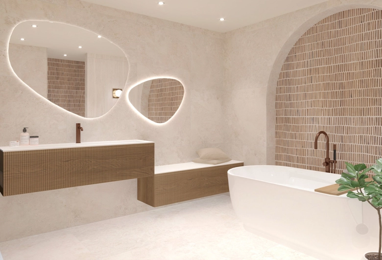 Ronde vormen in de badkamer - Arslan Wonen B.V.