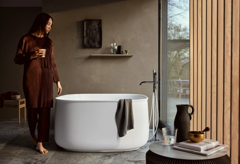 Ronde vormen in de badkamer - Badkamers Judith Willemsen