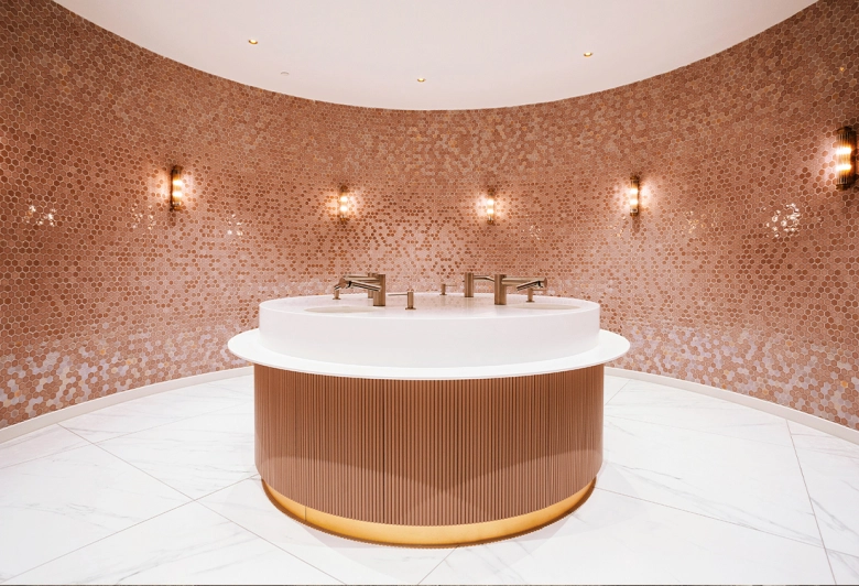 Ronde vormen in de badkamer - Baden+